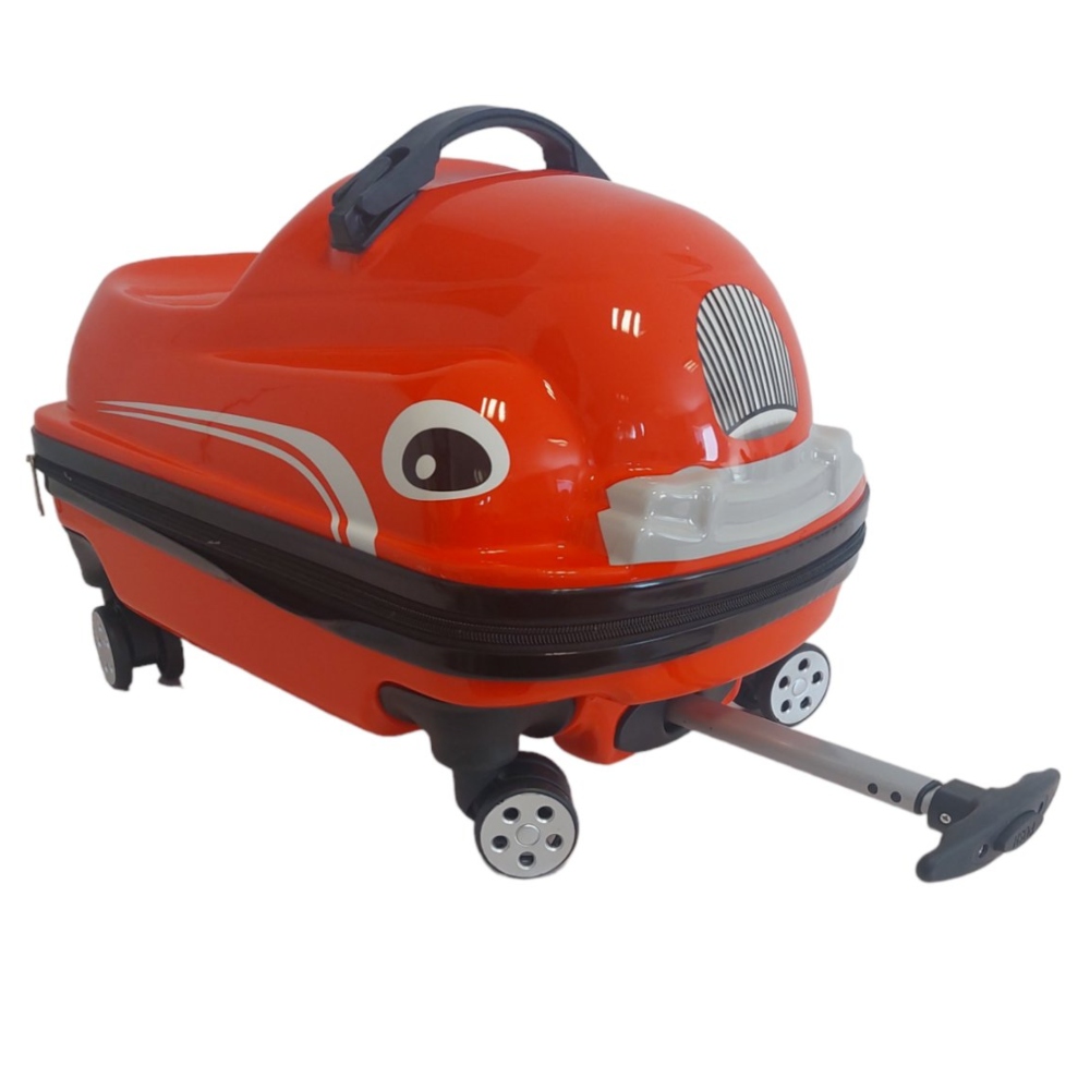 Dečiji kofer Autić crveni 18'', koferi za decu | Dečji sajt