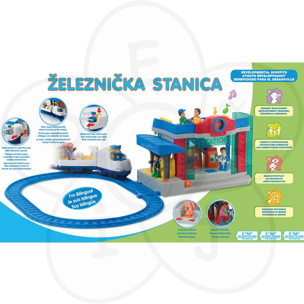 Železnička stanica, pertini igračke | Dečji sajt