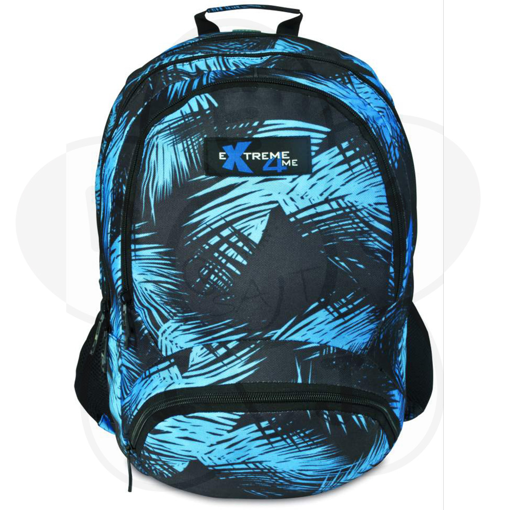 Rančevi za školu - Crno plavi ranac extreme4me | Dečji sajt