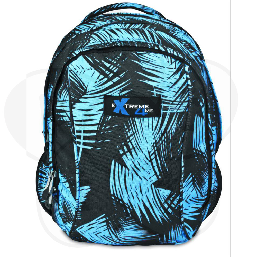 Rančevi za školu - Ranac extreme4me, crno plavi | Dečji sajt