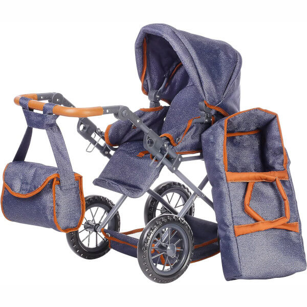 Kolica za lutke Ruby Dark Blue 631306 | Dečji sajt