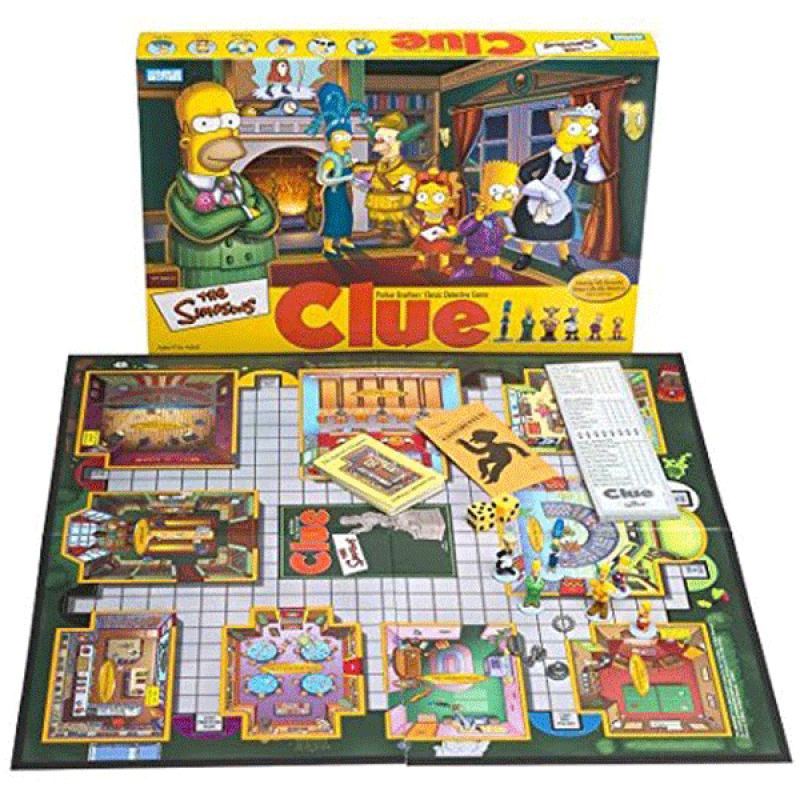Društvena igra CLUEDO Simpsons | Dečji sajt