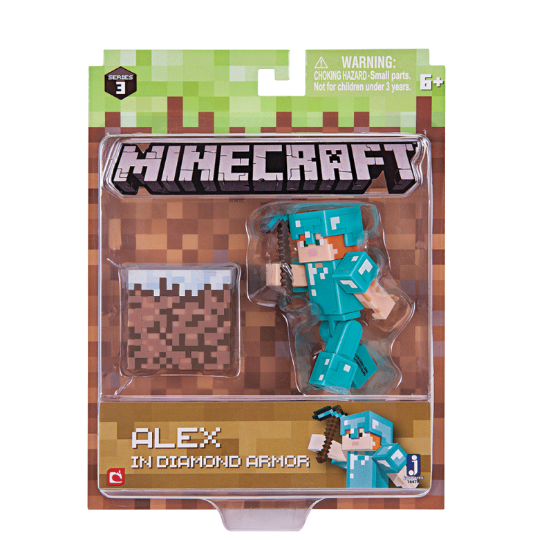 Minecraft figura Alex diamond Armor | Dečji sajt