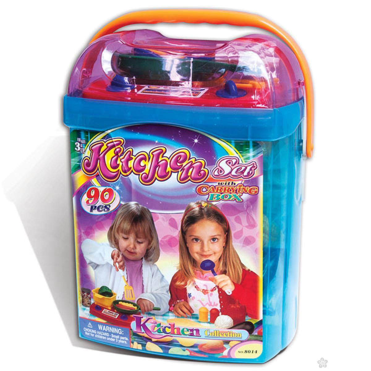 Igračke Pertini-Kuhinjica sa namirnicama - 90 elemenata 8014a | Dečji sajt