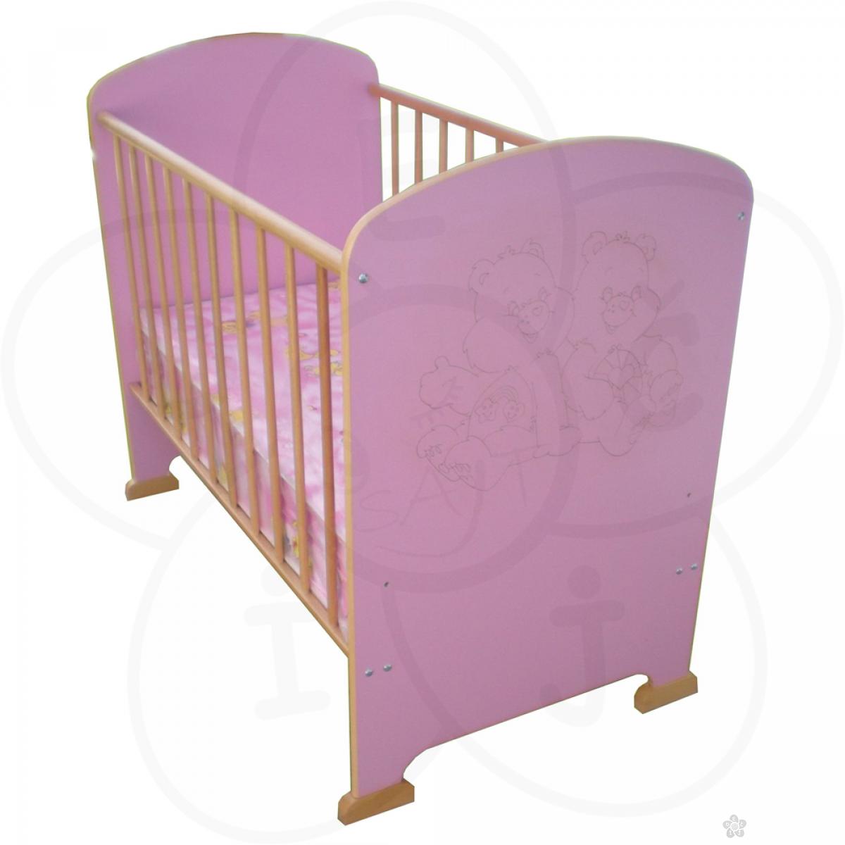 Krevetac za bebe Viva bez fioke, Mece dobrici | Dečji sajt