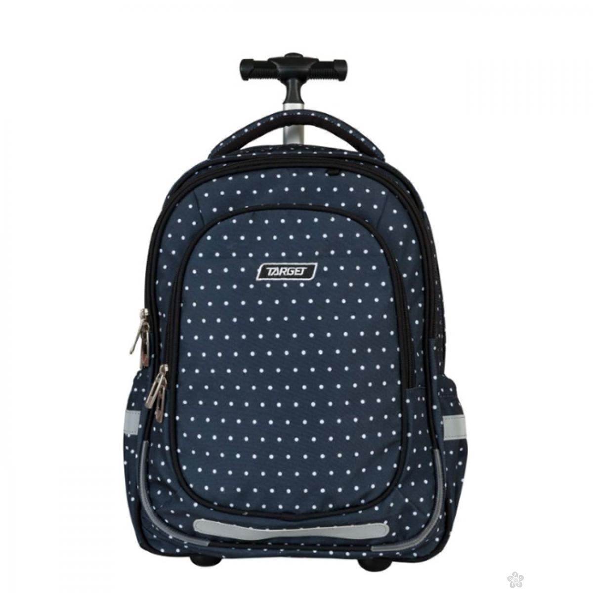 Ranac na točkice Dots Black 21949 | Dečji sajt