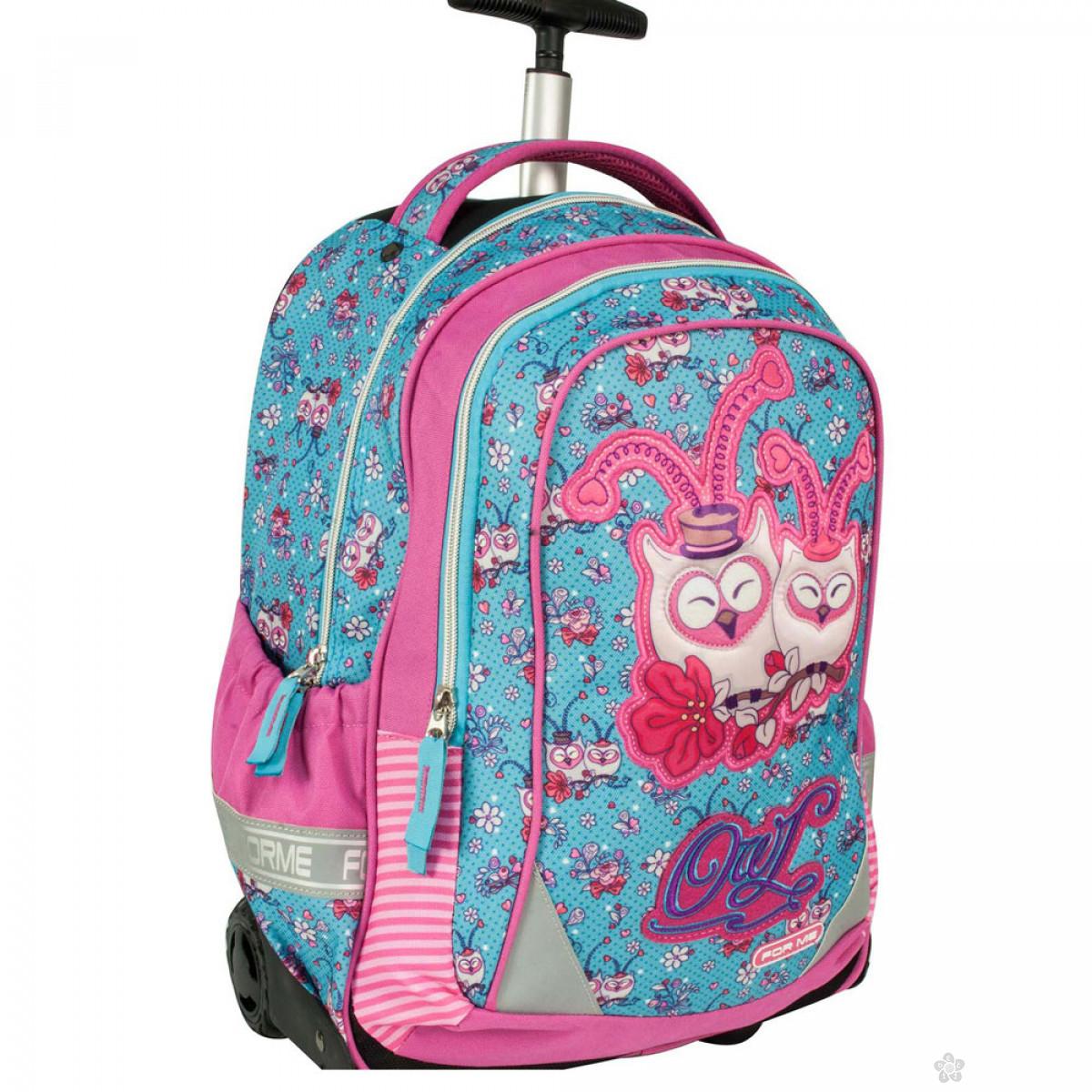 Ranac na točkiće Owl 71398 | Dečji sajt