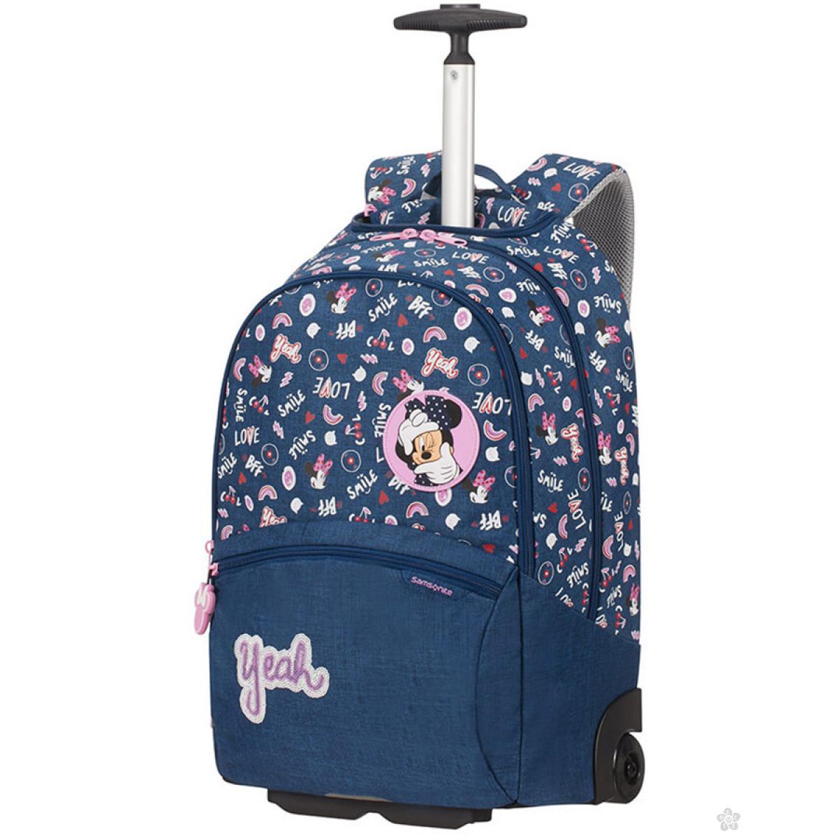 Samsonite ranac na točkiće Minnie Doodles 51C*01003 | Dečji sajt