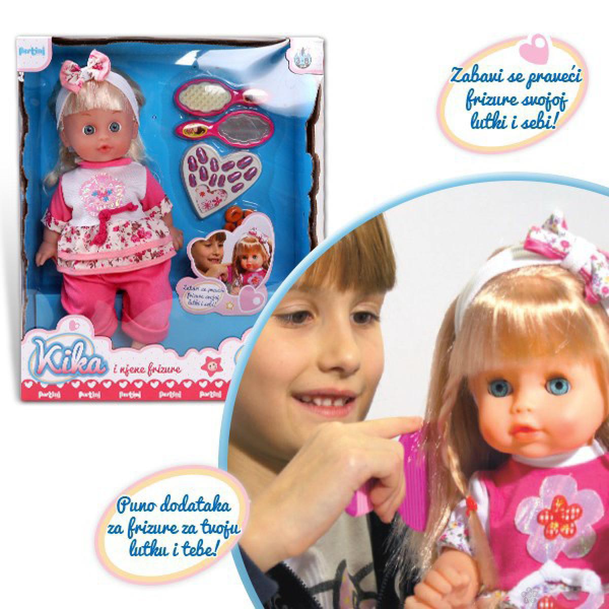 kika, frizure, lutka, pertini, frizer, frizer set, igracke za devojcice ...