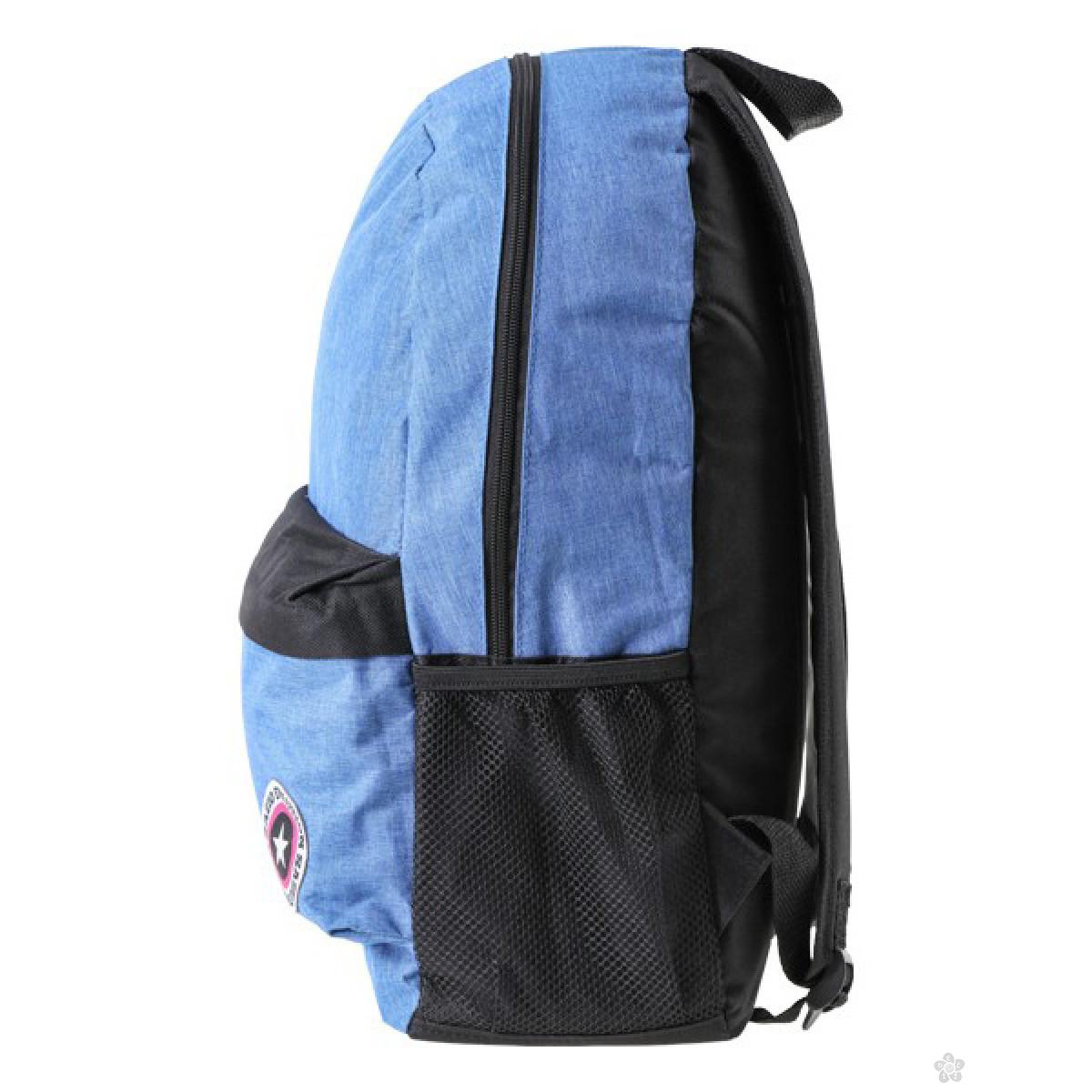 Ranac Sazio Evolution Melange Blue 100965 | Dečji sajt